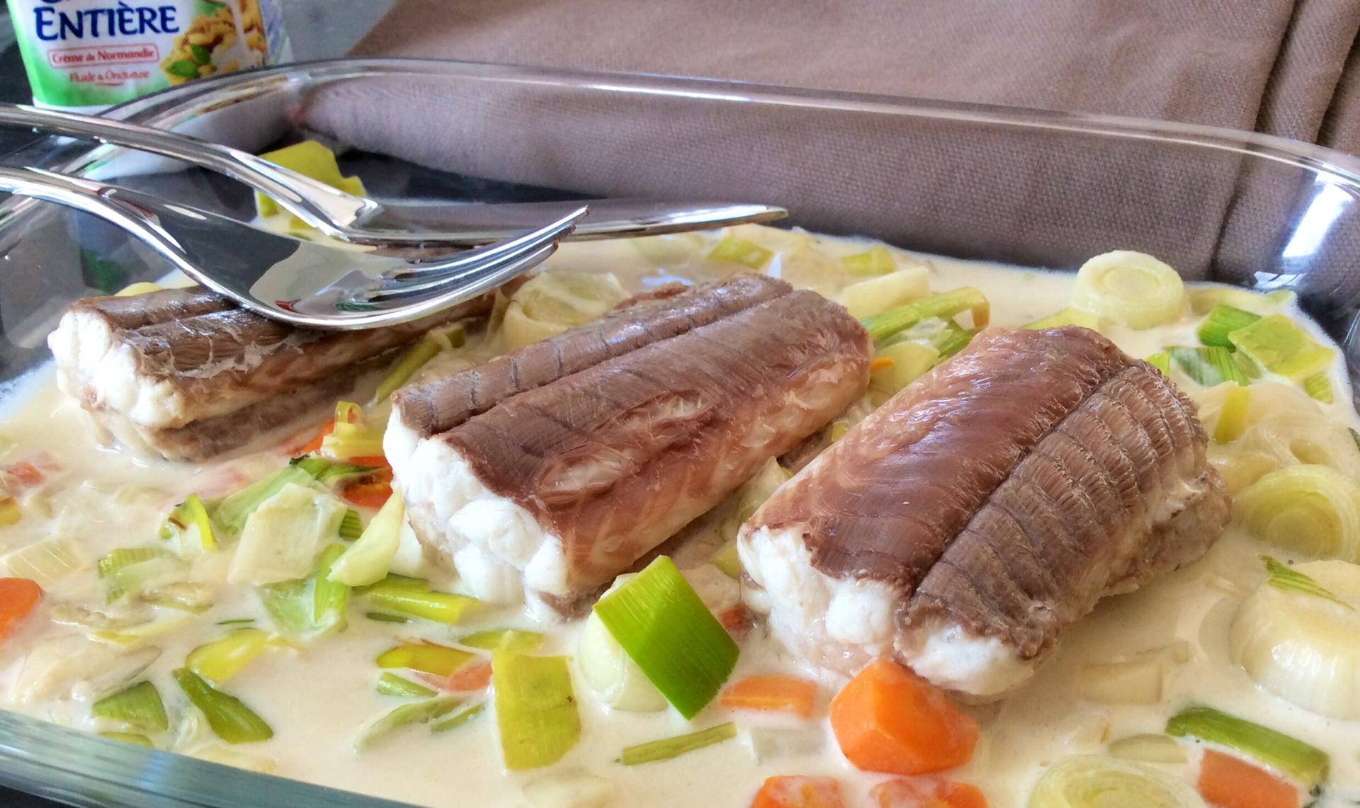 Saumonette et légumes printaniers sauce au cidre à la crème - Recettes ...