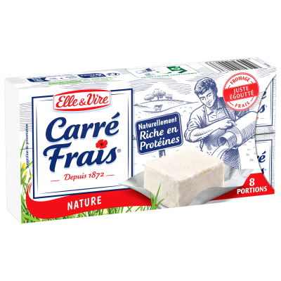 Carré Frais Entier Nature - Le fromage - Elle & Vire