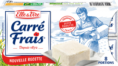 Carré Frais Entier Nature - Le fromage - Elle & Vire