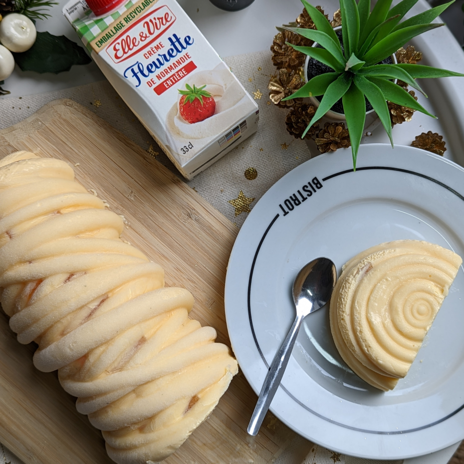La buche glacée butternut & clémentine - Recettes pour les fêtes - Elle ...