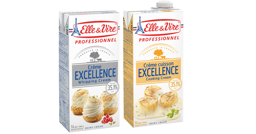 New Excellence Creams packagings ! - Elle & Vire Professionnel