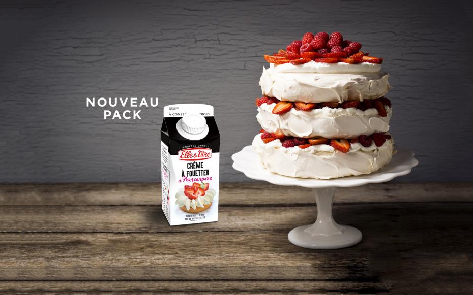 La Crème au Mascarpone revêt une nouvelle robe - Elle & Vire